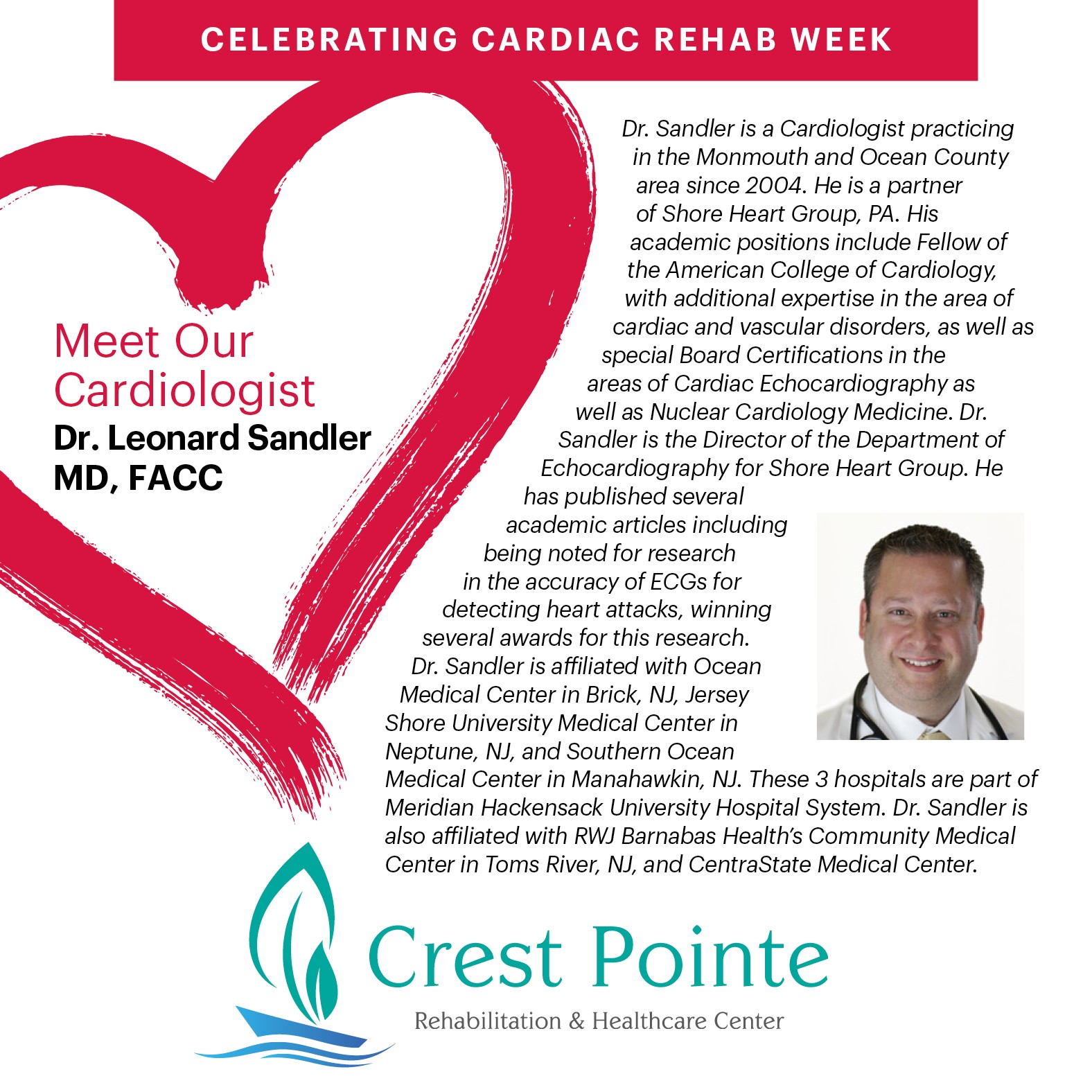 Learn About Our Cardiologist, Dr. Sandler, this Cardiac Rehab Week ...